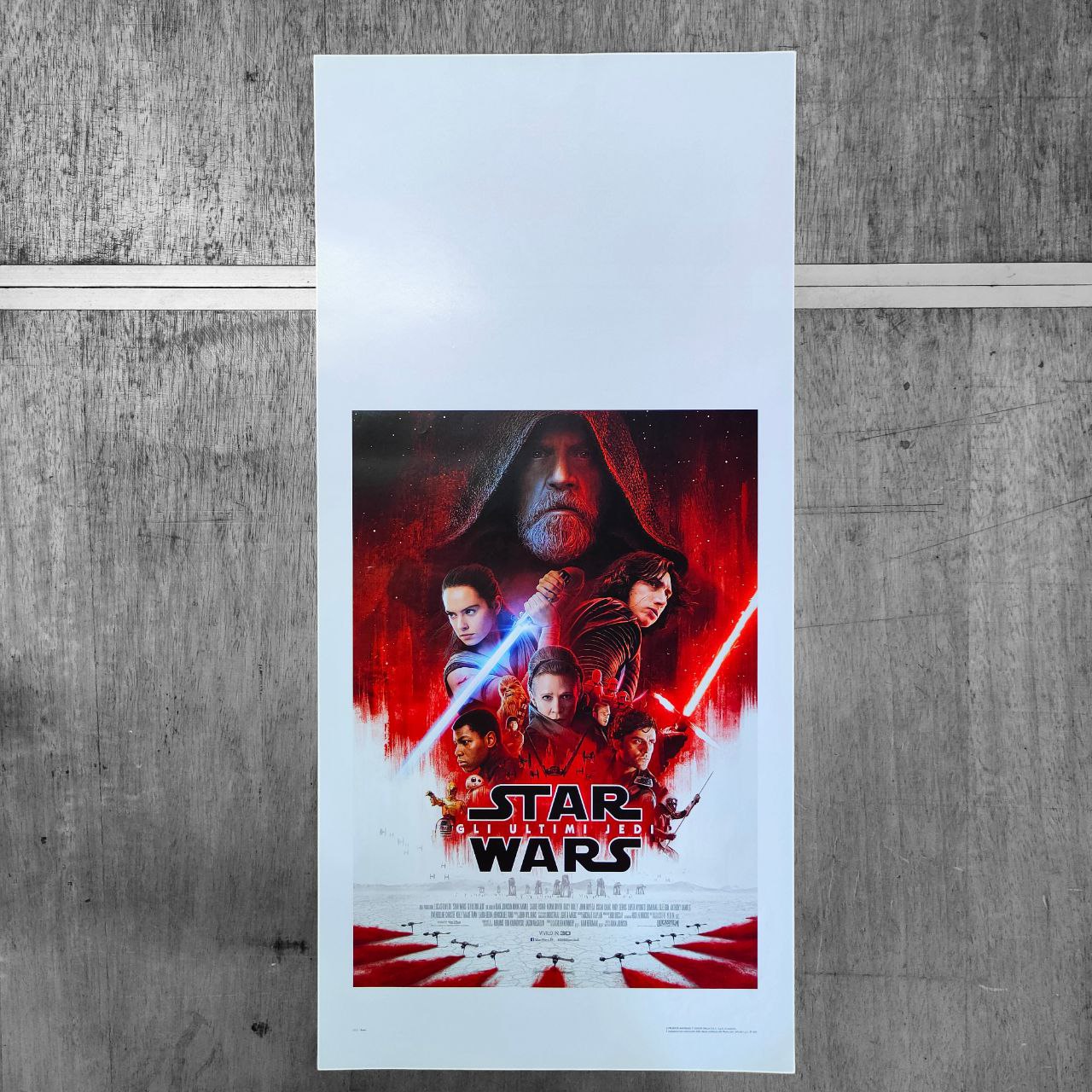 Locandina - Star Wars: Gli ultimi Jedi – VintageWorldMilano