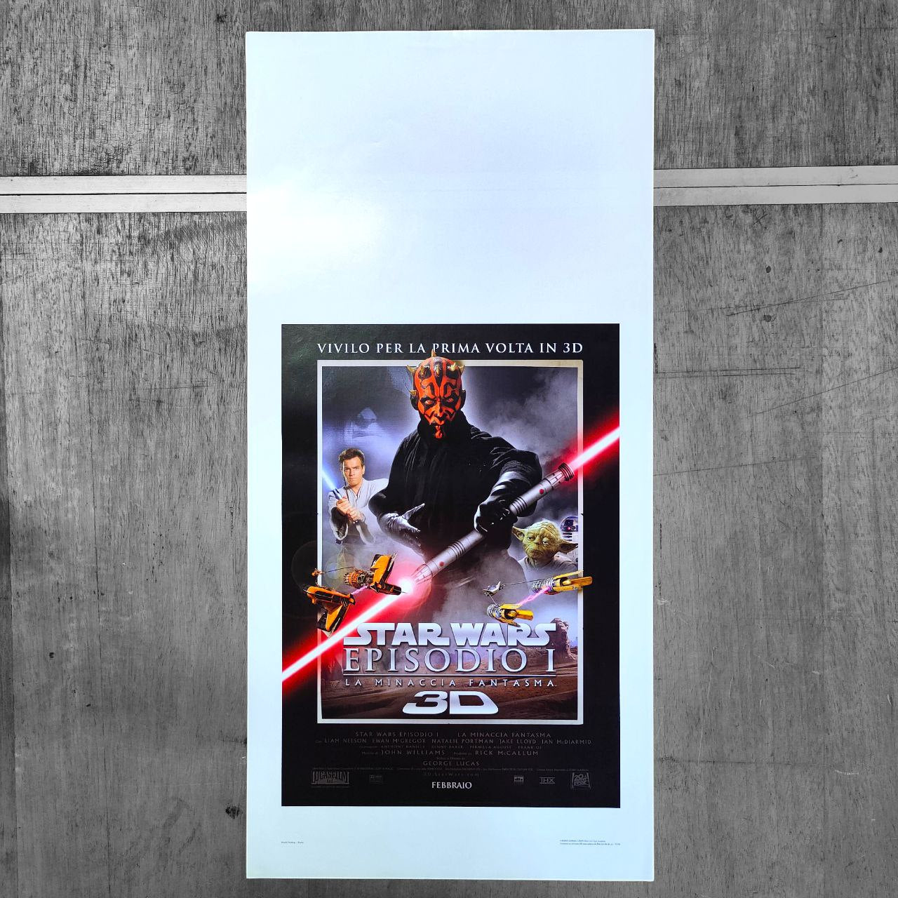 Locandina - Star Wars: Episodio I - La Minaccia Fantasma in 3D ...